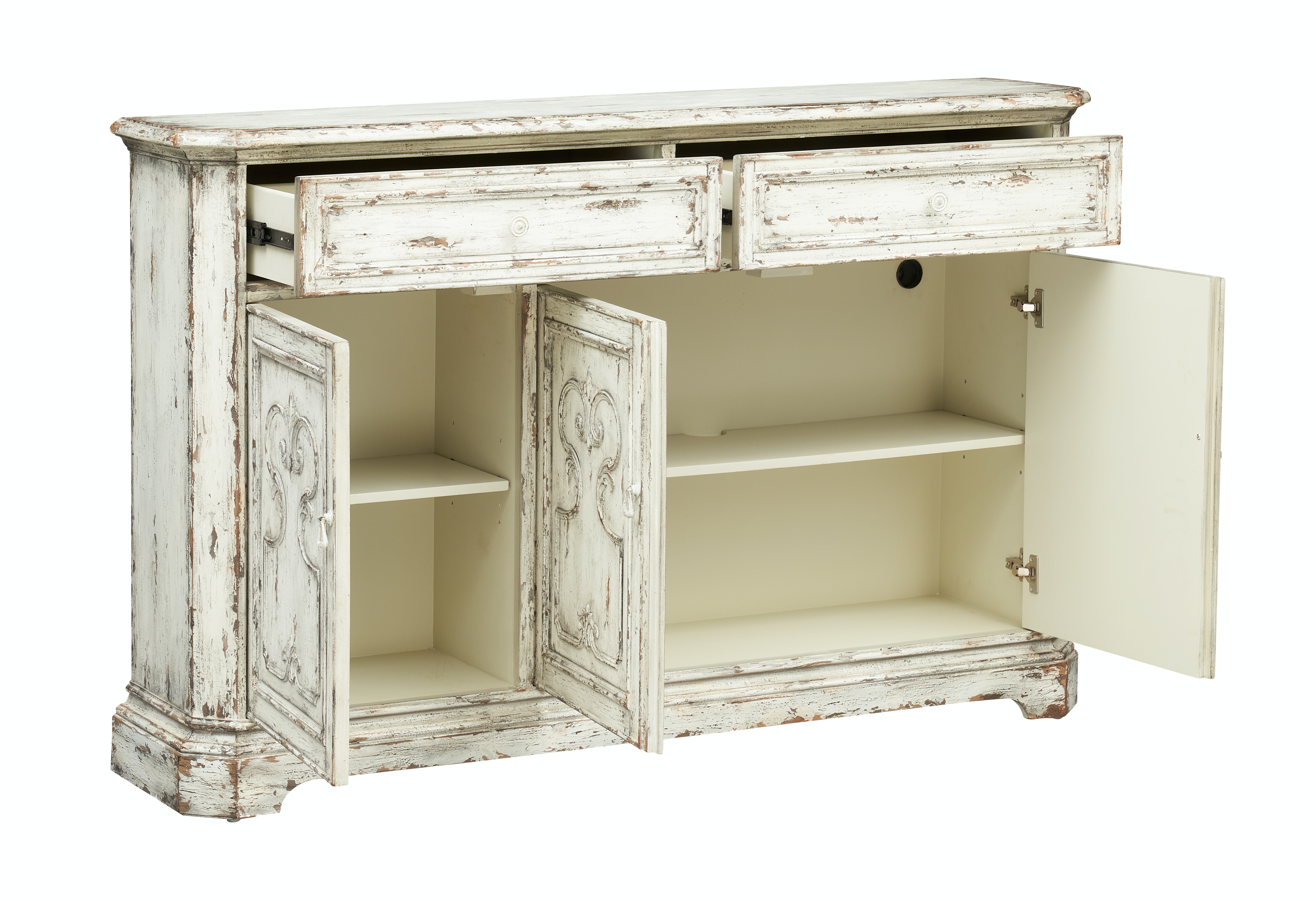 White wood credenza store
